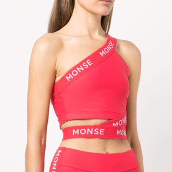 MONSE | Tops | Monse Logo Zig Zag Bra Top | Poshmark
